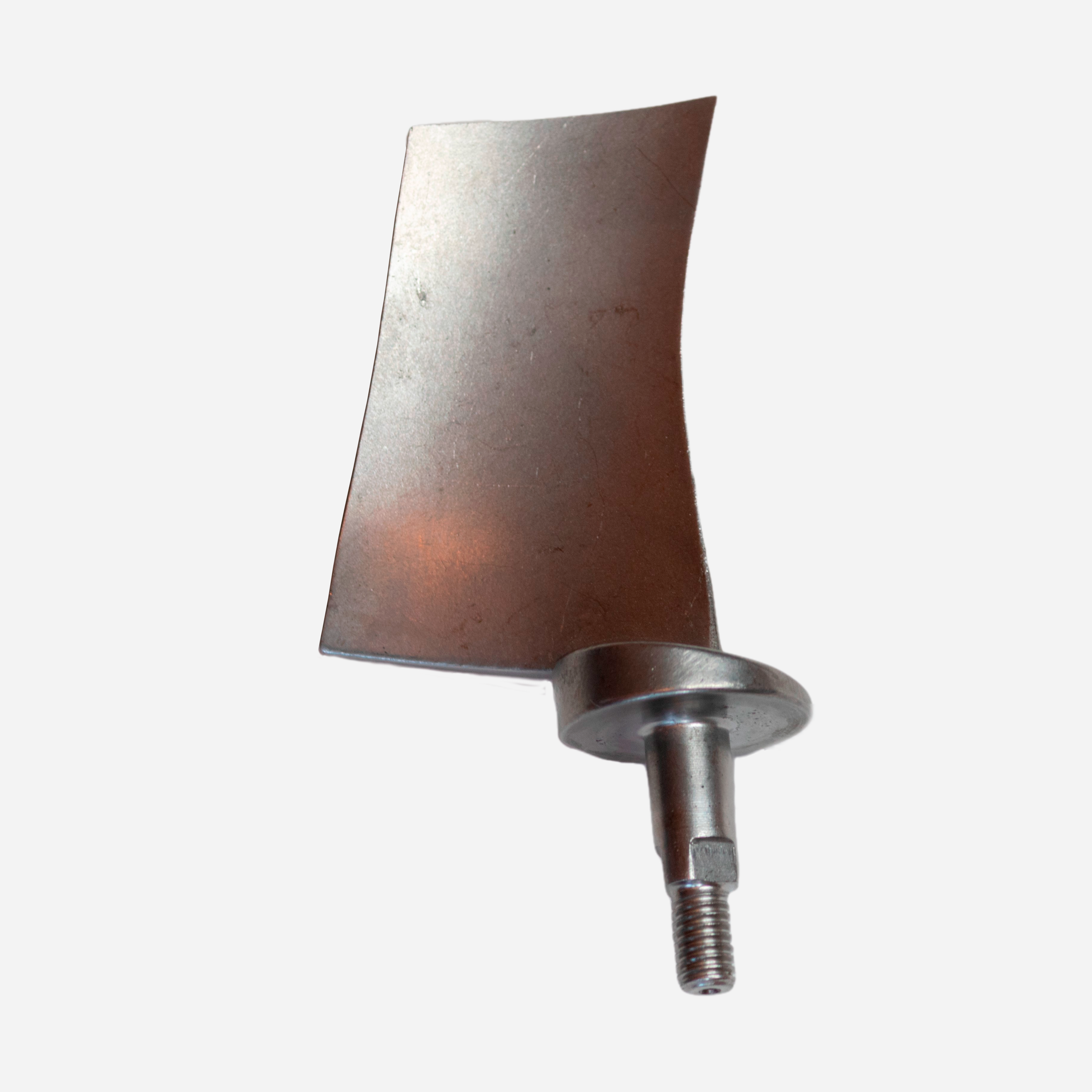 Titanium compressor engine blade – Orowan Studio